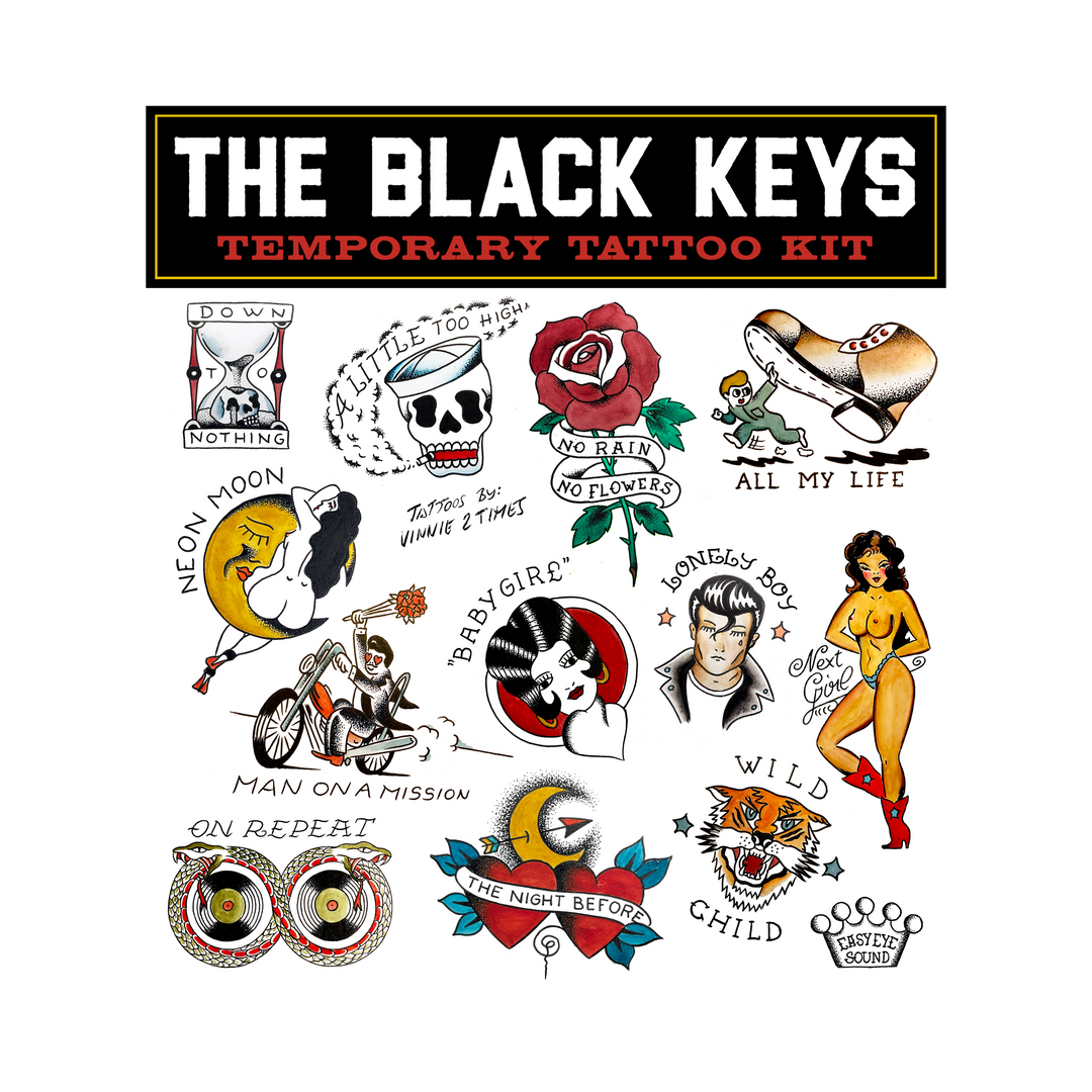 TBK TEMPORARY TATTOOS – The Black Keys UK Store